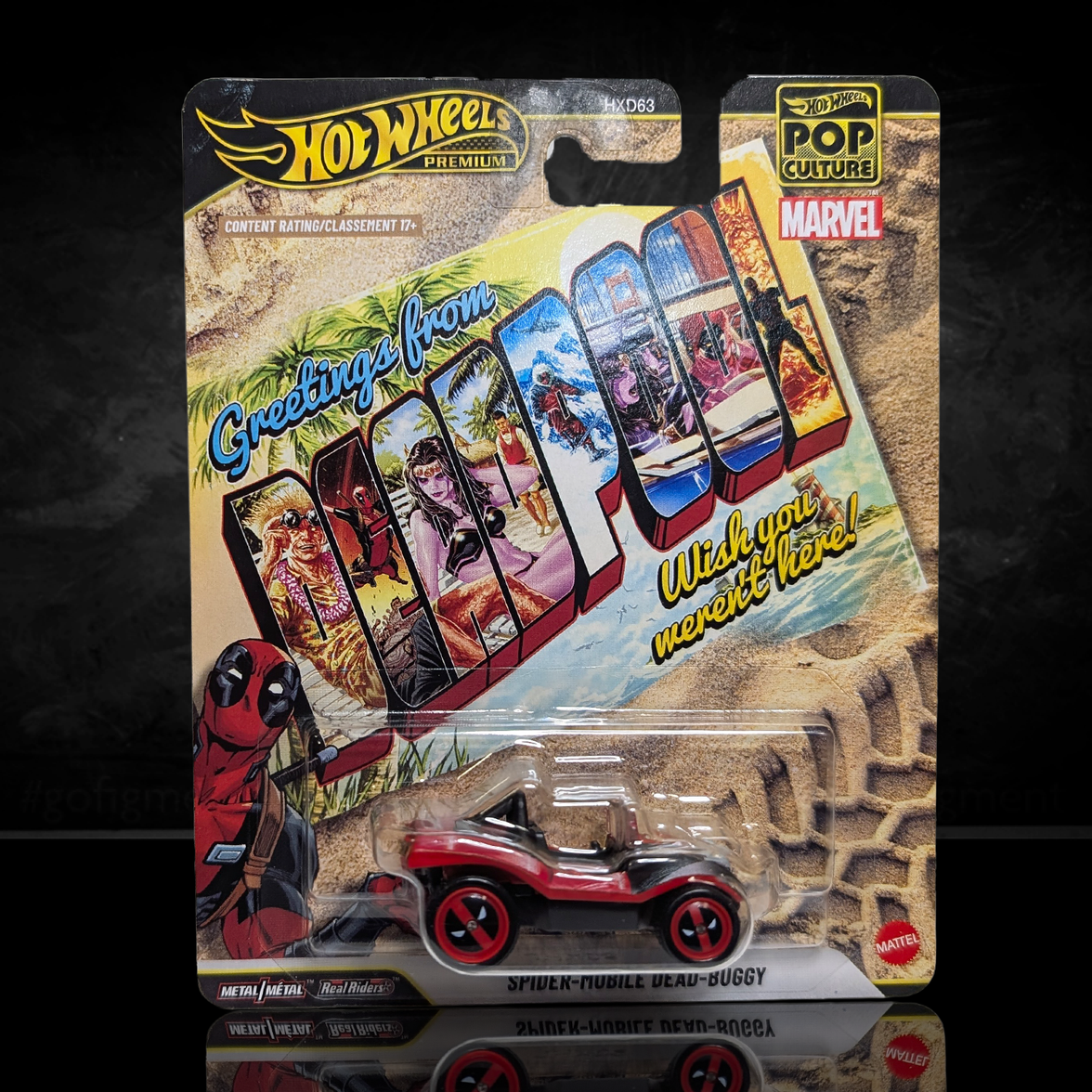 Deadpool Spider-Mobile Dead-Buggy Hot Wheels Premium Car