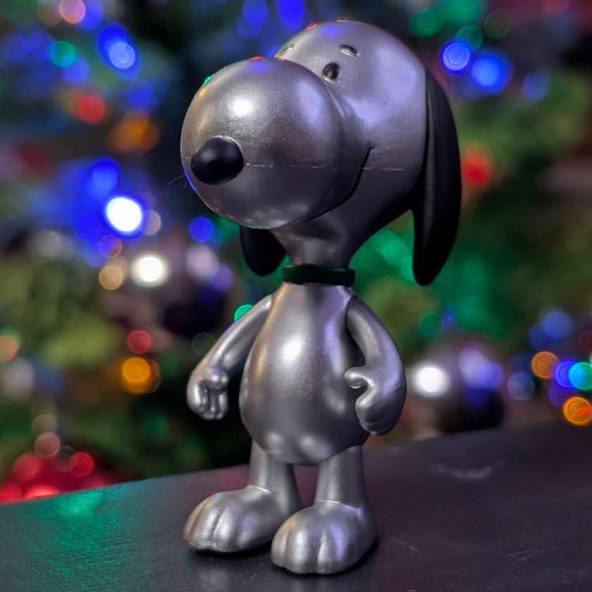 Silver Snoopy Holiday ReAction Figure 3.75" LOOSE/Confirmed - Holiday